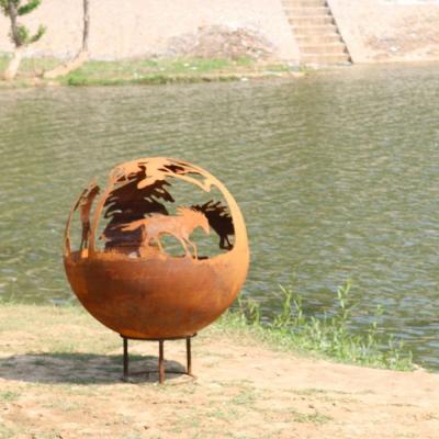 中国 100cmは鋼鉄火ピットの無作法な赤を風化させることをカスタマイズした 販売のため