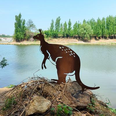 Cina Ornamenti da giardino in acciaio corten Metalli resistenti alla ruggine per la decorazione del giardino in vendita