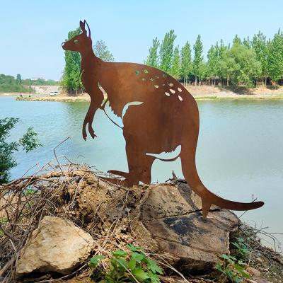 Cina Ornamenti da giardino in acciaio corten Metalli resistenti alla ruggine per la decorazione del giardino in vendita