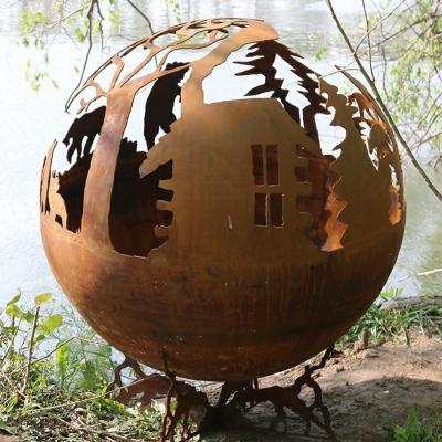 Cina Spessore di 6 mm Gran fossa di fuoco di corten personalizzabile in vendita