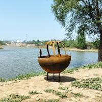 China 6mm Thickness Large Corten Fire Pit Customizable for sale