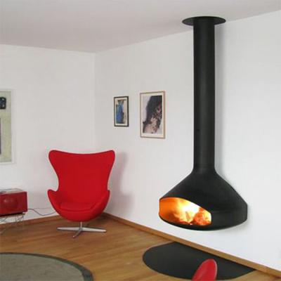 China Heavy Duty Stylish Custom Wood Burning Fire Pits Wall Hanging Burner Te koop