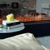 China 3D Atomization LED Electric Fireplace Simulation Flame Water Vapor Fireplace for sale