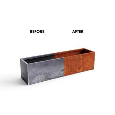 Cina Resistenza alla ruggine impianto autoirrigazione corten vaso in acciaio personalizzato in vendita