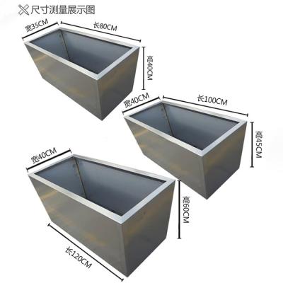Cina Resistenza alla ruggine impianto autoirrigazione corten vaso in acciaio personalizzato in vendita