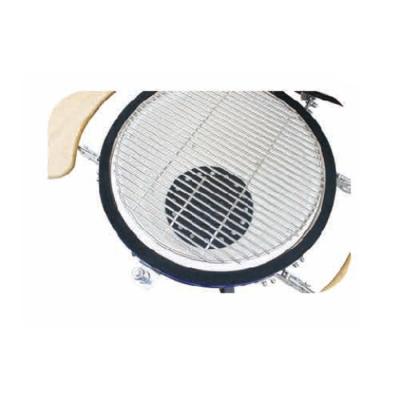 Cina Blu Color Outdoor Ceramica Bbq Grill 21 Inch Large Kamado Grills con forno per pizza in vendita