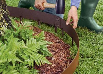 Cina Paesaggio a 3,9 pollici del metallo di Rusty Weathering Steel Landscape Edging Corten in vendita