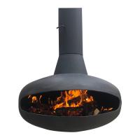 China 2.6ft Ceiling Suspended Fireplace 80m2 Wood Burning Fire Pits for sale
