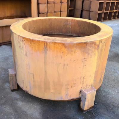 Китай Ржавый огонь стали 600mm Corten делает ямки ISO9001 горение древесины 28 дюймов продается