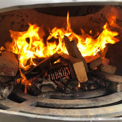 Cina Il fuoco bruciante di legno nero ISO9001 scava la caldaia a legna sospesa 800mm in vendita