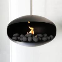 China Diameter 600mm Ethanol Fire Pits ISO9001 Ceiling Mounted Fireplace for sale