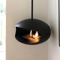 China Diameter 600mm Ethanol Fire Pits ISO9001 Ceiling Mounted Fireplace for sale