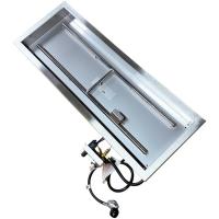 China 910mm Square Stainless Steel Fire Pit 2.9ft Fire Table Pan for sale