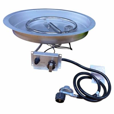 Cina Fuoco Pit Burner Pan di Pit Tray 48cm del fuoco di acciaio inossidabile ISO9001 in vendita