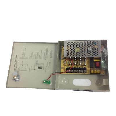 China 12V DC 3A 4CH CCTV Camera Power Supply Box with Customizable Output Channels for sale