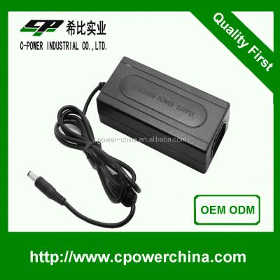 中国 C-Power AC変換アダプター CE証明書 36V 2A 72W 電源充電器 5.5mmx2.5mm 販売のため