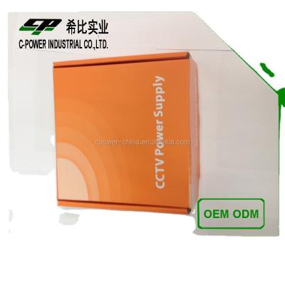 China 12V DC 3A 4CH CCTV Camera Power Supply Box with Customizable Output Channels for sale