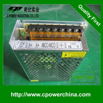 中国 12V DC 10A 120w CCTV カメラのSwitching 電源 LED出力周波数50/60Hz 販売のため
