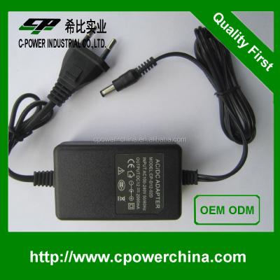 중국 기술 12V 2A 24W DC 전원 어댑터 벙커 힐 보안 카메라 쉽게 설치 판매용