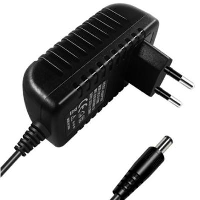 중국 DC 전원 공급 5V 12V 24V 출력형 블랙 500mA 1A 2A 전자 장치용 어댑터 판매용