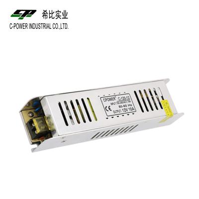 Cina 12V 10A AC/DC di alimentazione di commutazione per telecamere CCTV o illuminazione LED 88% di efficienza in vendita
