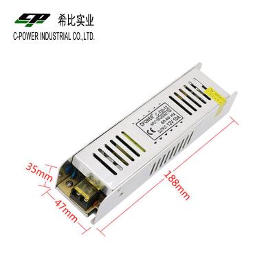 Cina 12V 10A AC/DC di alimentazione di commutazione per telecamere CCTV o illuminazione LED 88% di efficienza in vendita