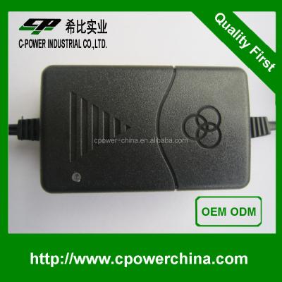 中国 ブラック ホワイト 12V 2A 24V 1A 電源アダプタ 販売のため
