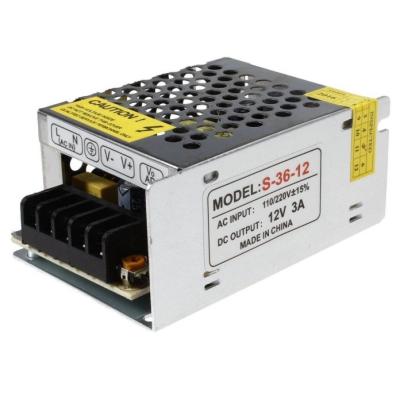China 110V/220V AC 12V 3.2A 5A 10A 15A CCTV LED Switch Power Supply Unit with 82% Efficiency for sale