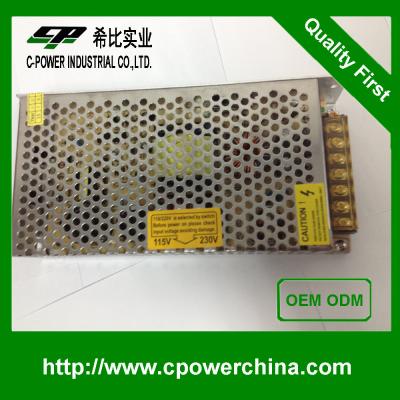 中国 超電圧保護 エレクトロニクス電源 110V ACから12V DC 20Aと24V DC 10A 販売のため