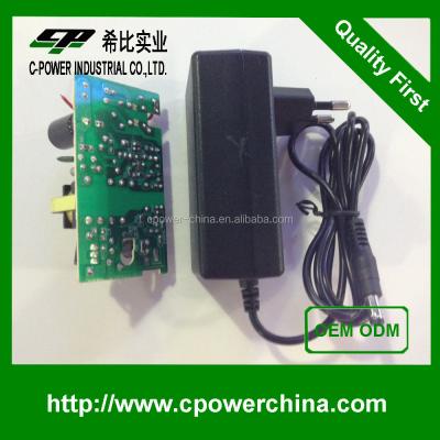 중국 DC 출력 유형 12v 2a 24v 1a 24w TS-1012C CE 인증과 함께 AC/DC 어댑터/전력 판매용