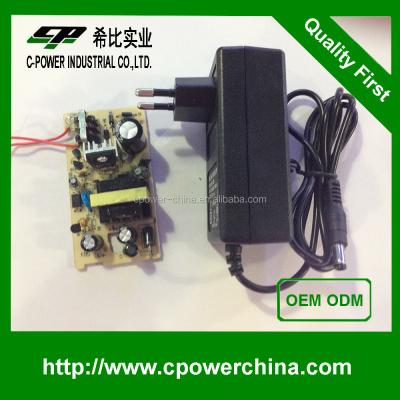 중국 DC 출력 유형 12v 2a 24v 1a 24w TS-1012C CE 인증과 함께 AC/DC 어댑터/전력 판매용