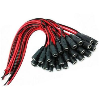 Cina 5.5x2.1mm Pigtail maschio femmina cavo DC per telecamere CCTV luci LED 12V conduttore di rame in vendita