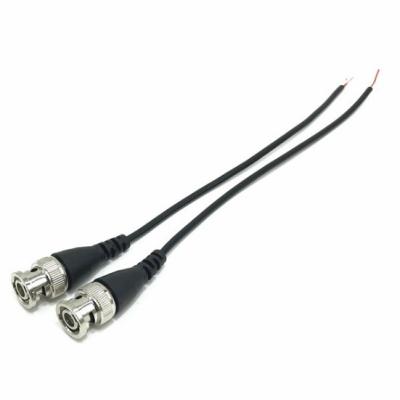 China C-Power Metal White BNC Connector Extension Cable for CCTV Male End Type Stripped for sale