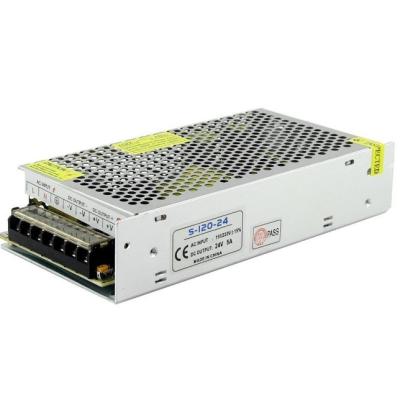 Cina 110V/220V Voltaggio di ingresso 24V Fornitura di corrente continua 24V 5A 120W per applicazioni industriali in vendita