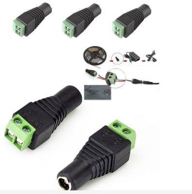 中国 DC 5.5 x 2.1mm パワー 男性 ジャック アダプター ケーブル プラグ コネクタ CCTV/LED 性別 女性 販売のため
