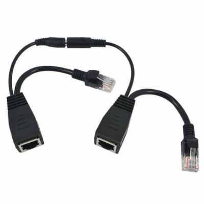 Cina Iniezione di cavo a spartizione di 16 cm lunghezza per telecamere IP CCTV in nero in vendita