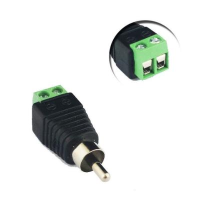 Cina Collegatori per telecamere CCTV ABS 2.1 mm DC RCA Phono BNC in vendita