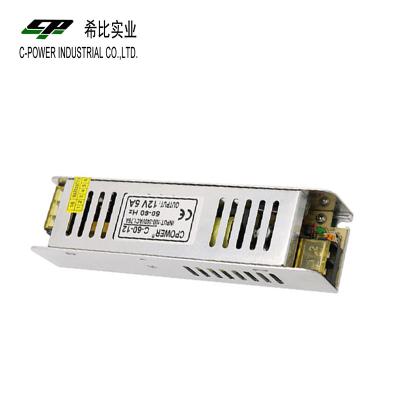 China 220V Invoerspanning Slim stroomvoorziening voor TV-systemen LED-lichten en CCTV 12V gelijkstroomuitgang Te koop