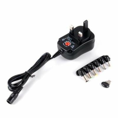 중국 C-Power AC100-240v 유니버설 멀티 출력 30W 2.1A 3-12V 조절 전원 어댑터 판매용