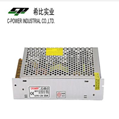 Cina Fornitore di alimentazione CCTV LED ad alta frequenza 3V 20A con tecnologia di commutazione ininterrotta in vendita