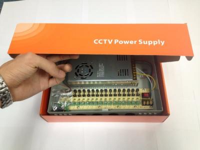Cina Casella di alimentazione a 18 canali per telecamere CCTV con tensione di ingresso 12V 10A DC in vendita