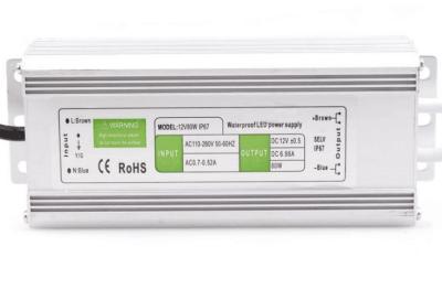 Cina Illuminazione a LED resa facile con C-Power DC 12V 24V 6.67A 80W IP67 alimentazione impermeabile in vendita