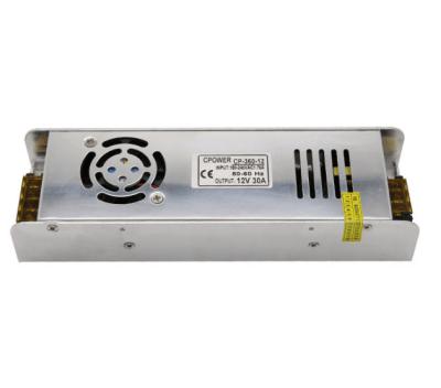 中国 DC 12V 30A 360W サブミニ制御LED トランスフォーマー スイッチ 電源 ストライプモジュール 販売のため