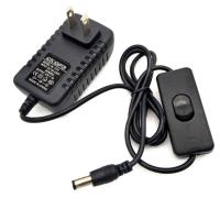 China AC100-240V Input Voltage 12V Power Adapter with Inline Switch Multiple DC Connectors for sale