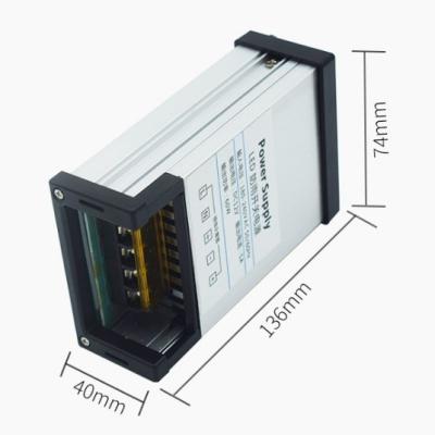 China Fornecedor de energia de comutação à prova de chuva de 12 V para faixa LED 60W 120W 180W AC 110-220V a DC 12V à venda