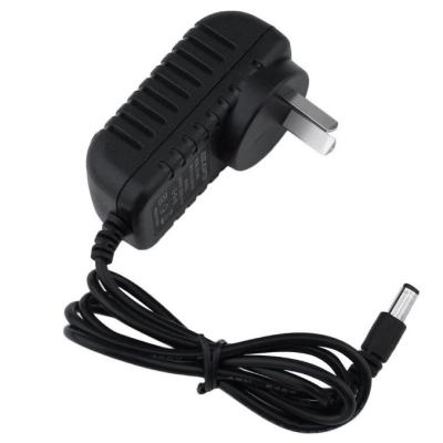 China AC 100-240V DC 12V 5V 6V 9V 1A 2A Power Adapter with 5.5*2.5mm/5.5*2.1mm Connector for sale