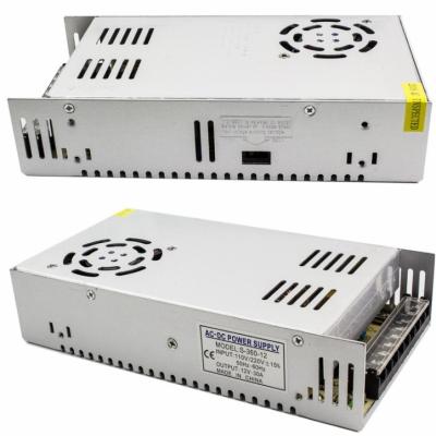 China 360W 12V 30A DC Power Supply for LED CCTV 12V DC Output 110V/220V AC Input Switchable for sale