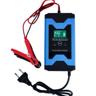 China 12V6A LCD Display Smart Battery Charger for Car and Motorcycle by C-Power for sale