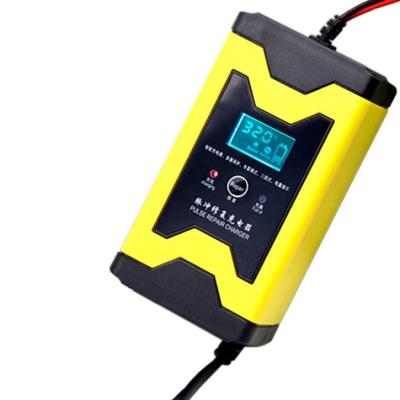 China 12V6A LCD Display Smart Battery Charger for Car and Motorcycle by C-Power for sale
