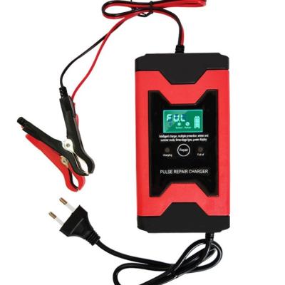 China 12V6A LCD Display Smart Battery Charger for Car and Motorcycle by C-Power for sale